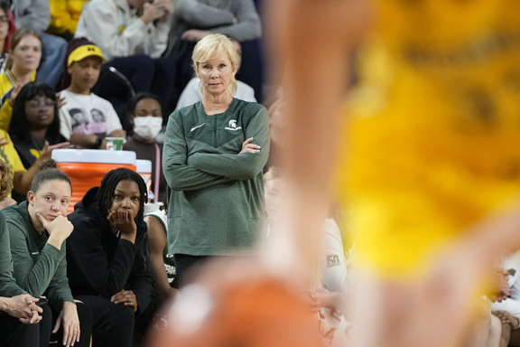 Michigan State Spartans women’s basketball coach Suzy Merchant steps ...